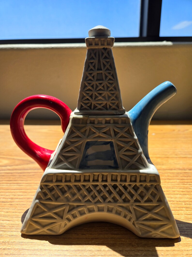 Ceramic Eiffel Tower Teapot - Etsy