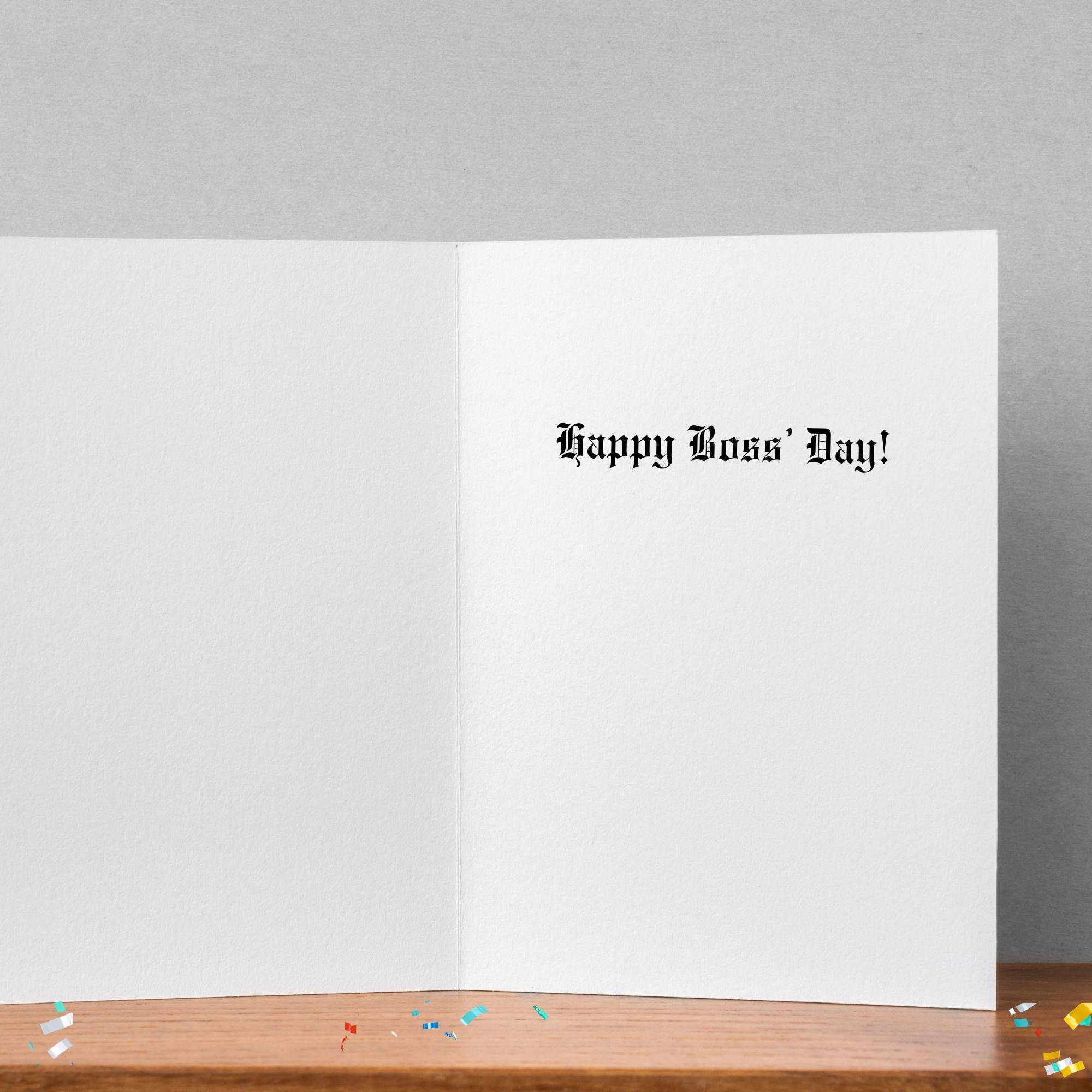 Queen of Bosses | Happy Boss' Day | Printable Card | 5 X 7 | 4 X 6 - Etsy