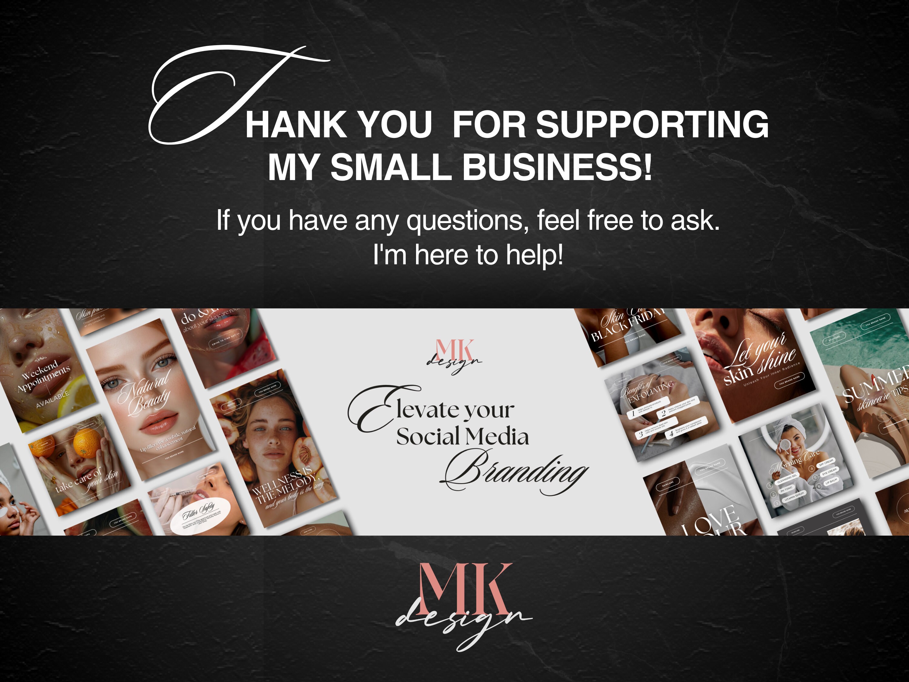 Black Friday Instagram Medspa Templates Beauty Flyer Black Friday Posts ...