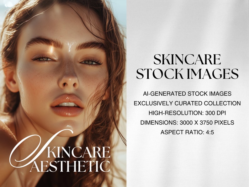 Skincare Stock Images | Digital Beauty Photos for Social Media | Ai ...