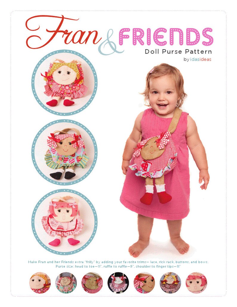 Pattern--doll Purse--its a Doll and It's S Purse—great Project to Make ...