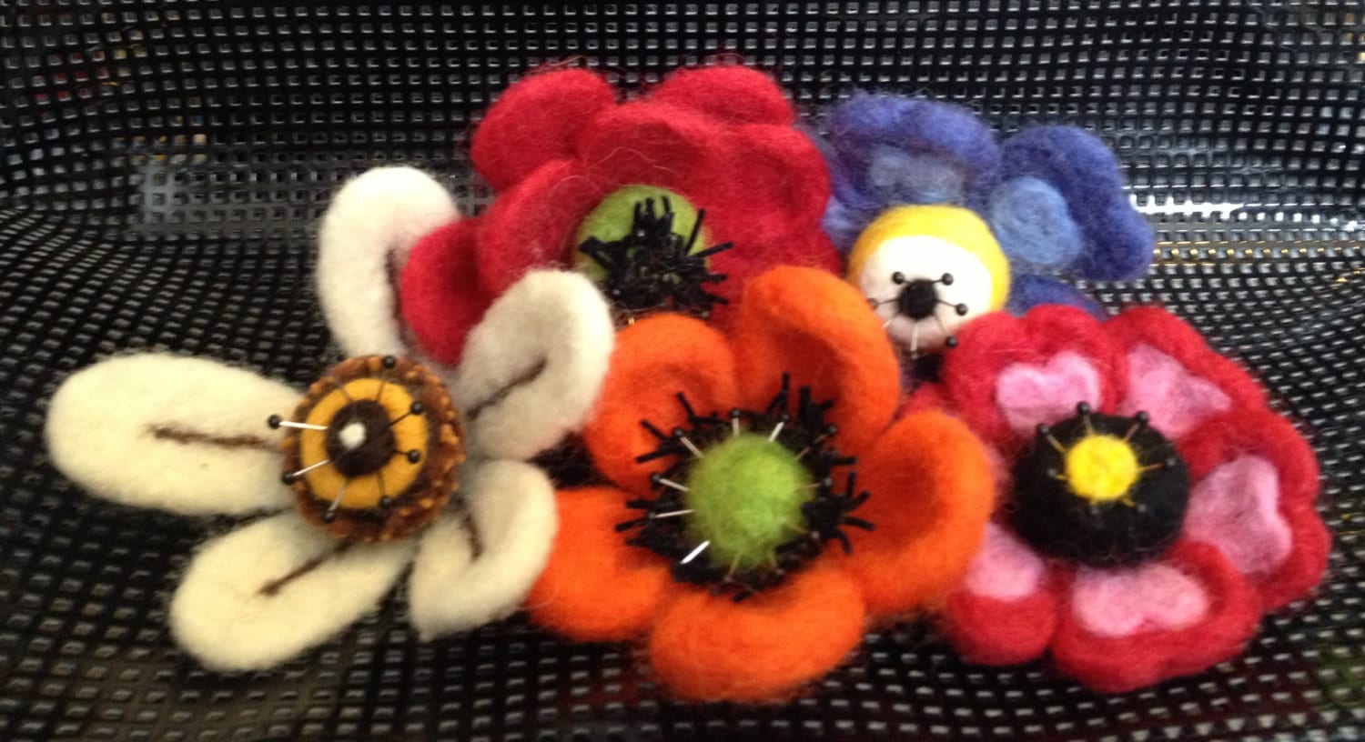 Pattern—-needle Felted Flowers - Etsy
