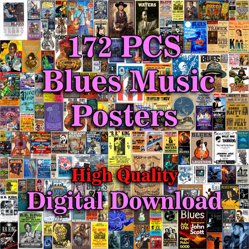Blues Music - Etsy