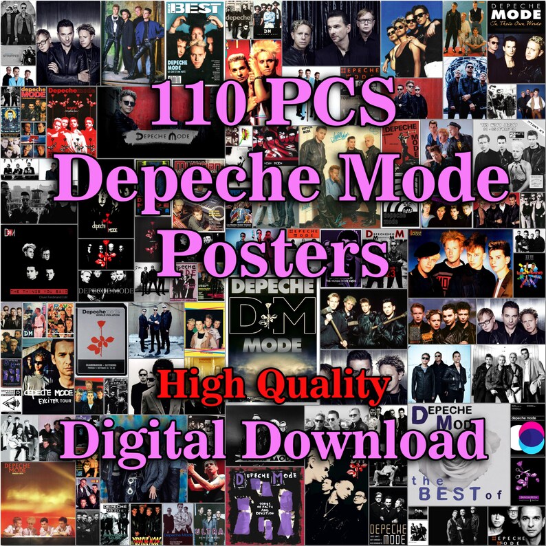 New Wave Poster, Electronic Rock Poster, Dance Rock Poster, Synth-pop ...