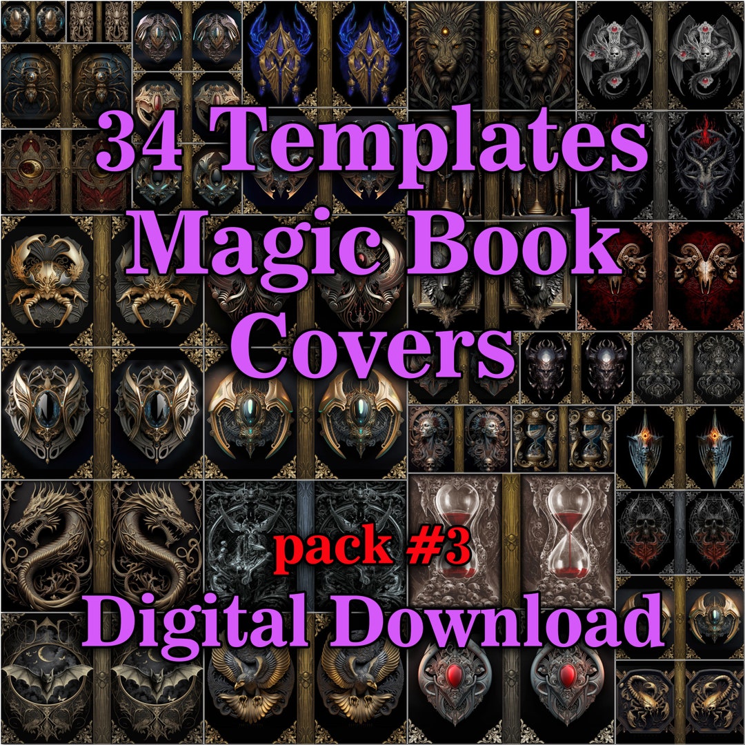 Occult Book, Practical Magic, Spell Book Cover, Wicca Spell Book, Folk ...