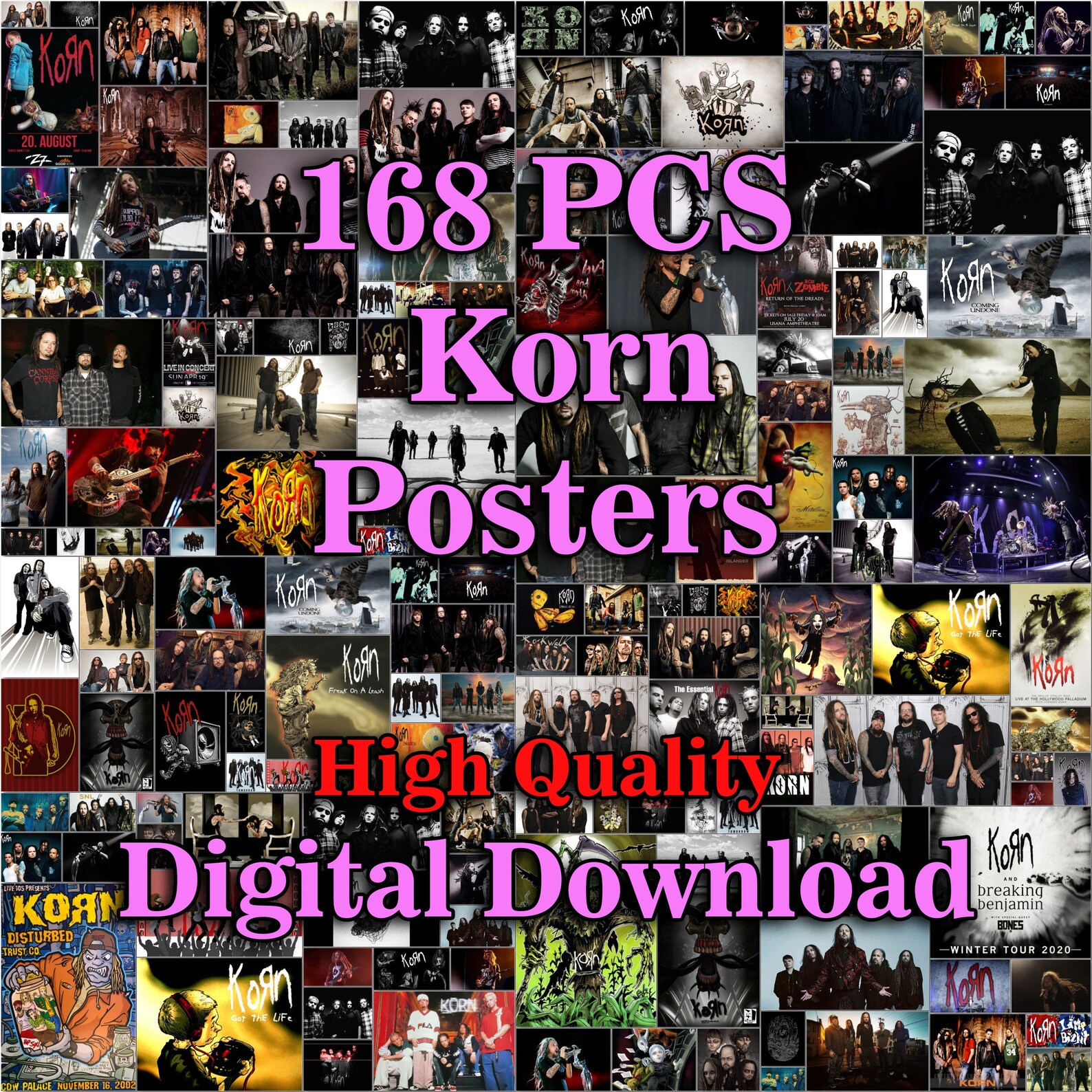 Rap Metal Poster, Nu Metal Poster, Industrial Metal Poster, Alternative ...