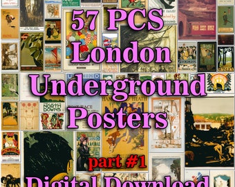 London Underground, London Underground Print, London Underground Poster ...