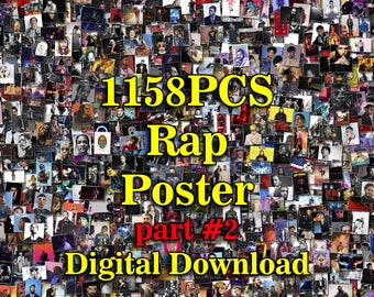 Rap Art, Rap Print, Rap Album Cover, Rap Lyrics Poster, Rapper Wall Art ...