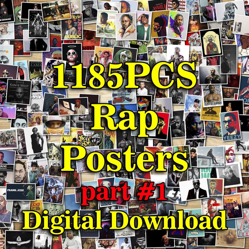 Rap Lyrics Wall Art - Etsy