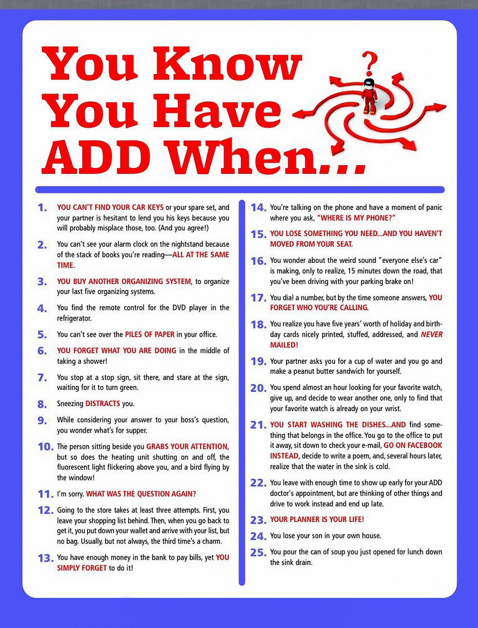 Adhd Posters, Adhd Poster, Adhd Printable, Adhd Art, Adhd Journal, Adhd ...