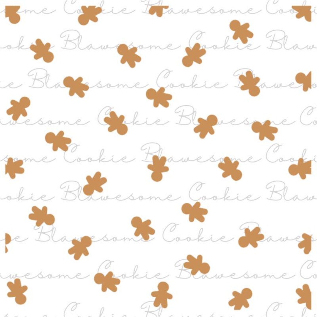 Gingerbread Decor - Baking - Christmas Cookie Stencil - Winter Season ...