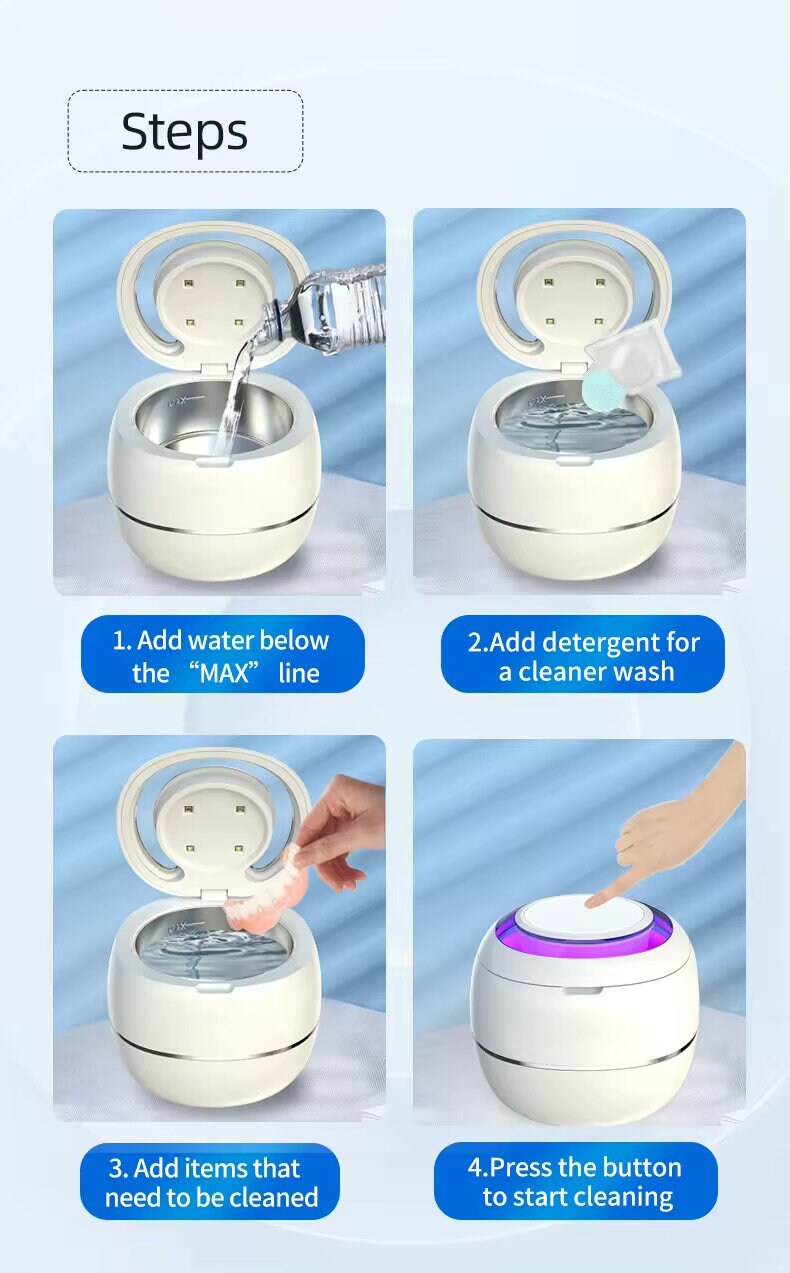 Ultrasonic UV Denture/retainer/ Splint/ Mouthguard Cleaner - Etsy