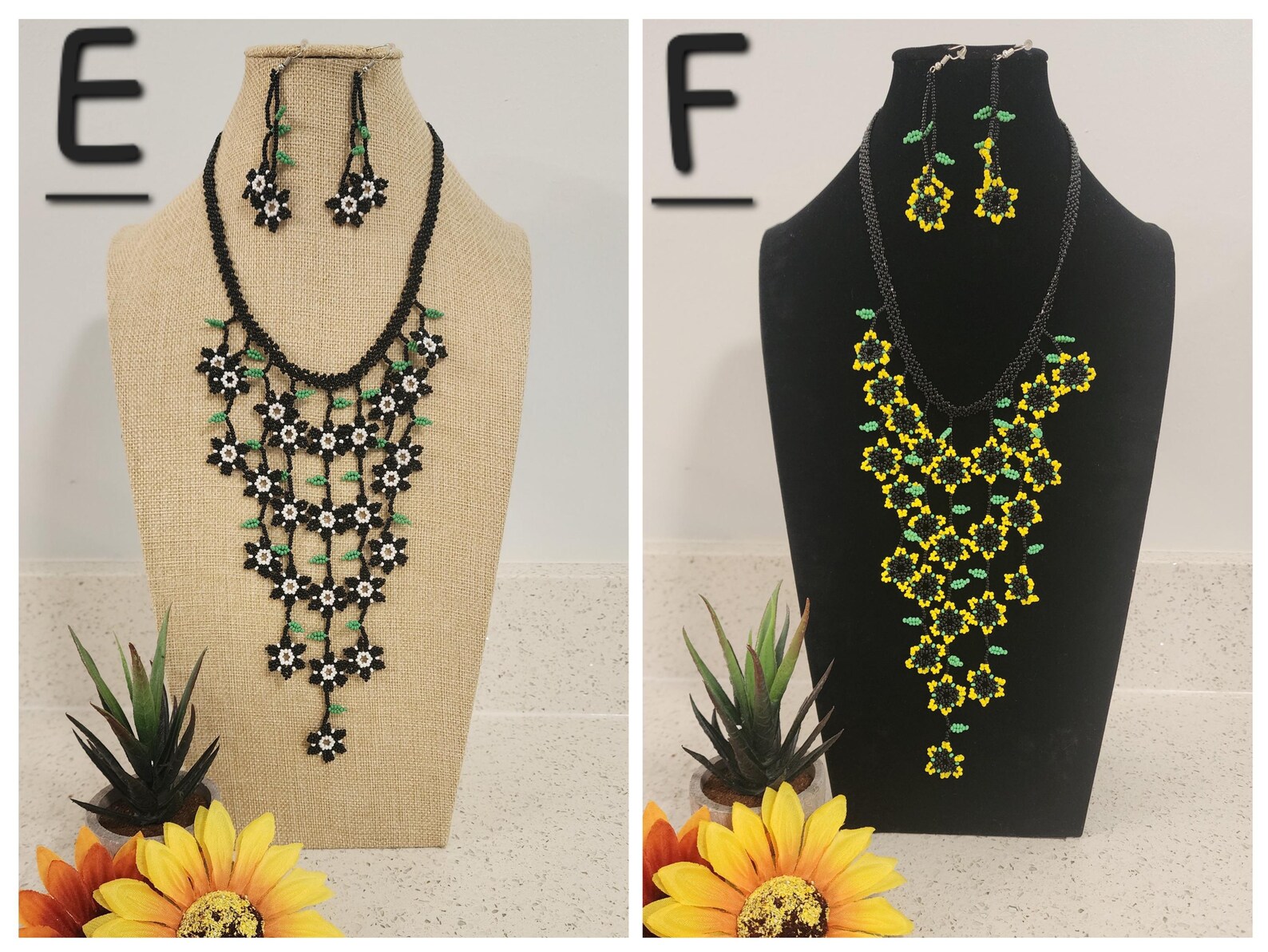 Mexican Huichol Handmade Necklaces, Mexican Accessories, Collares ...