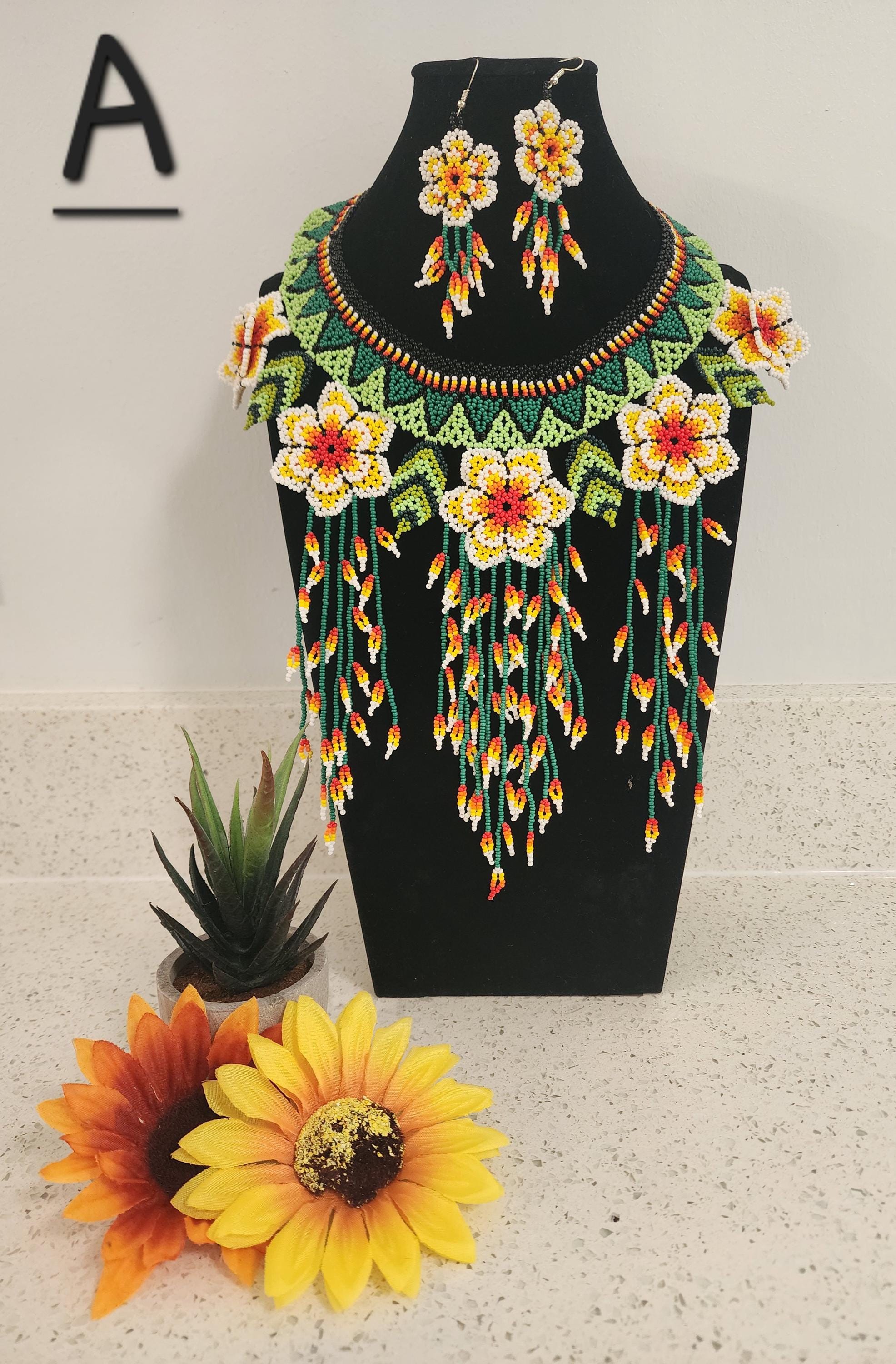 Mexican Huichol Handmade Beaded Necklace, Gifts Ideas, Gifts Ideas ...