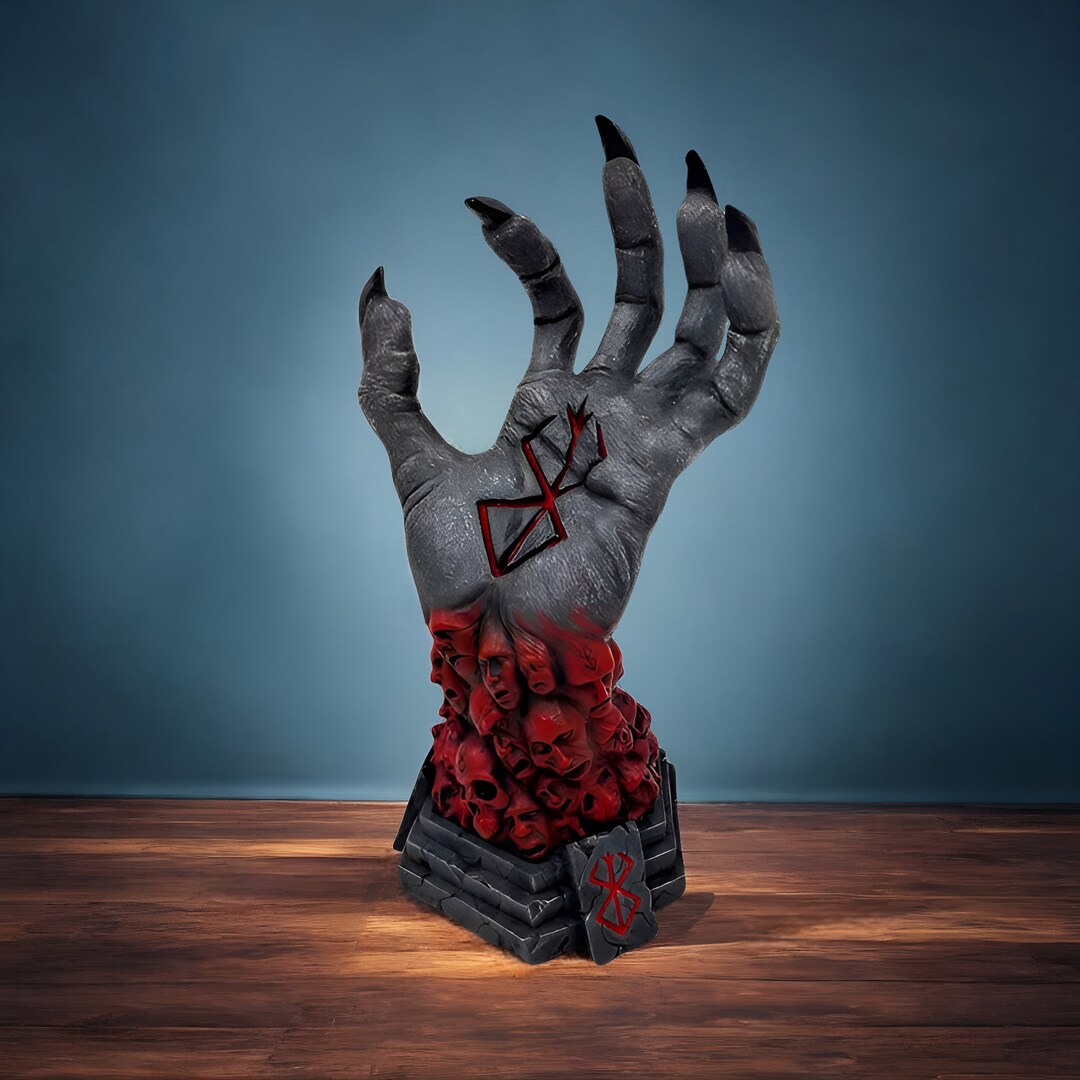 Berserk Hand of God Statue Devil Hand Figure Berserk Figurine for Desk ...