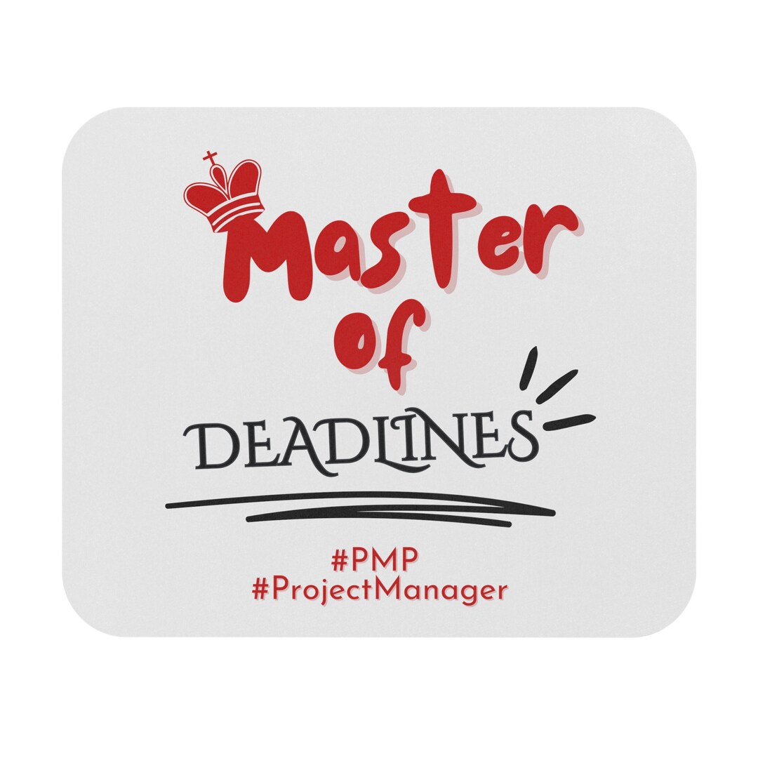 Master of Deadlines Mouse Pad - Etsy