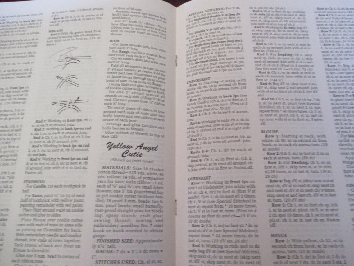 Angel Thread Crochet Patterns Cookie Cutter Cuties Annie's Attic 87C79 ...