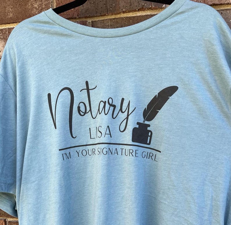 Notary Shirt SVG Design, Real Estate Closing Gift (PNG, PDF) - Etsy