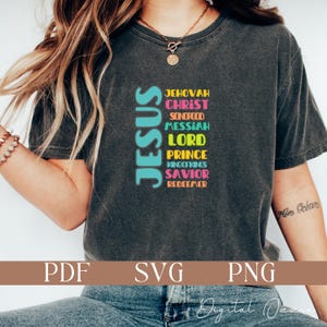 Jesus Retro Design Bundle Jesus Svg Christian Gifts Religious Png Bible ...