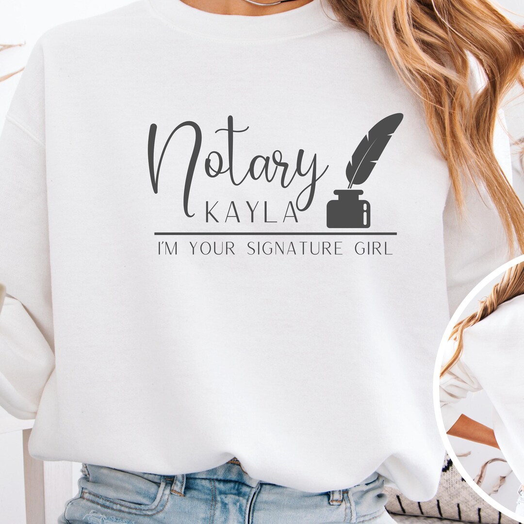 Custom Notary Shirt SVG for Notary Marketing Notary Public Design ...