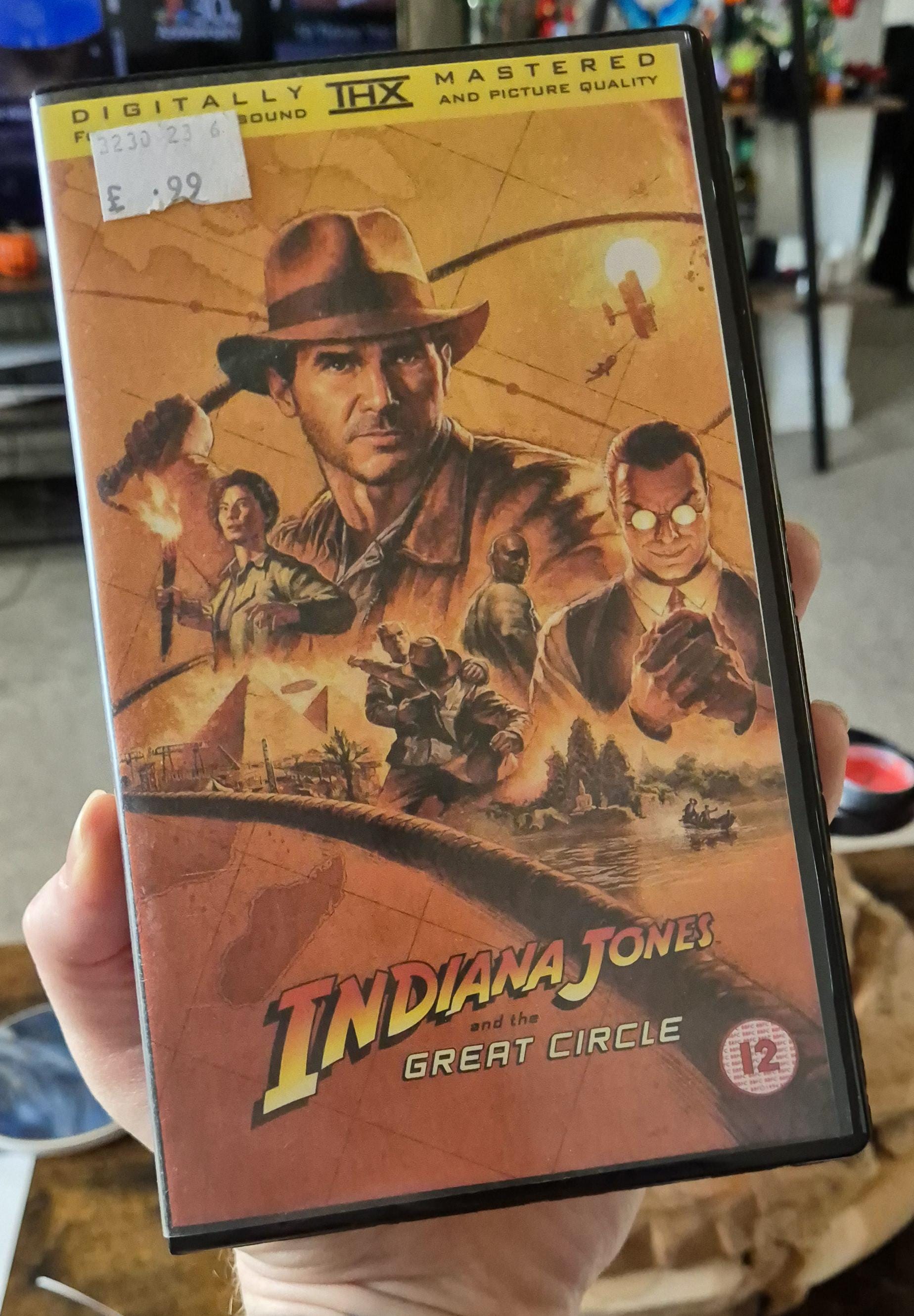 Indiana Jones and the Great Circle - Custom Retro VHS Sleeve - Etsy