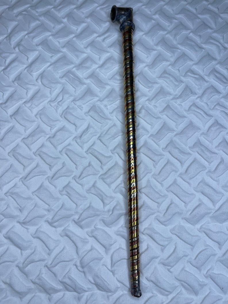 Moroccan Sebsi Pipe Brass Swirl Finish Handmade Smoking Pipe. Ships ...