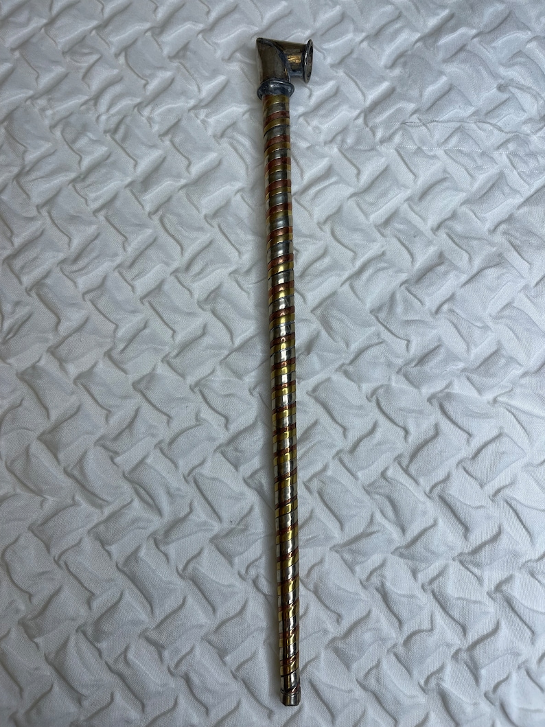 Moroccan Sebsi Pipe Brass Swirl Finish Handmade Smoking Pipe. Ships ...