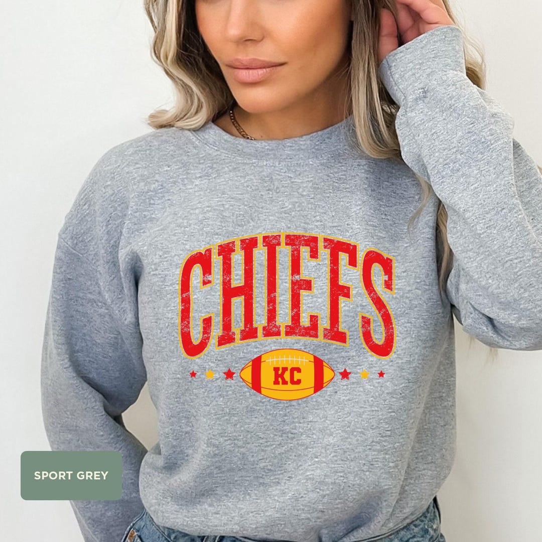 Chiefs KC Football Gildan Sweatshirt, KC Chiefs ,football Season ...