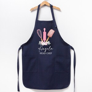 Mommy and Me Aprons, Mama Head Chef, Custom Apron Set for Mom, Mother ...