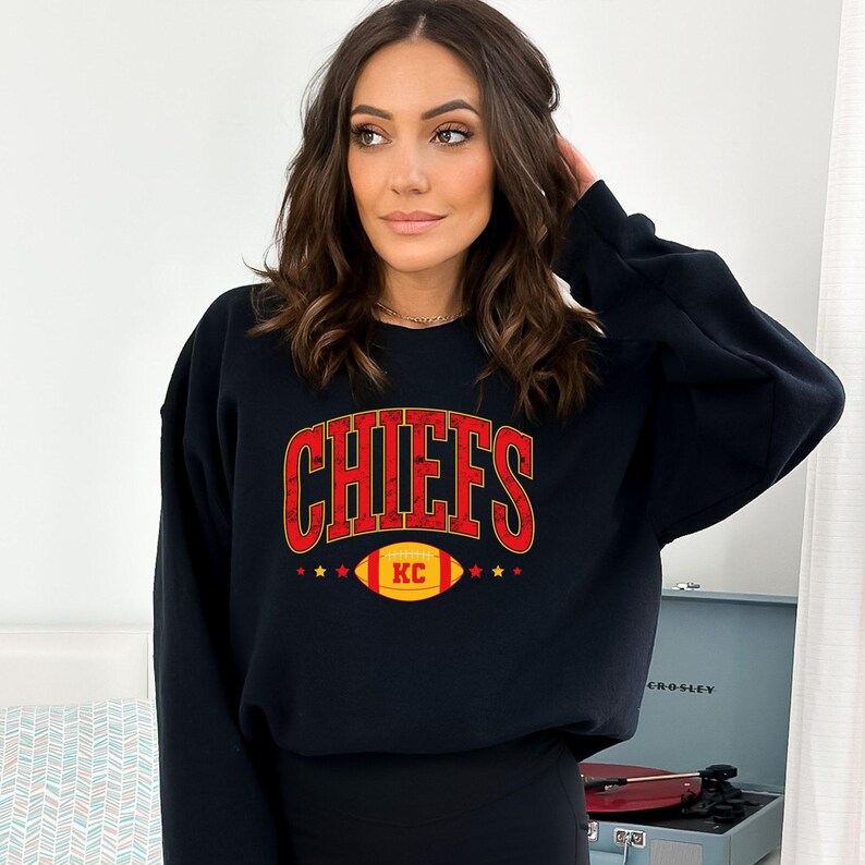Chiefs KC Football Gildan Sweatshirt, KC Chiefs ,football Season ...
