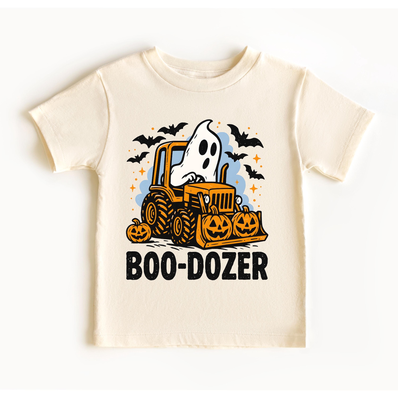 Boo-dozer Toddler Graphic Shirt,funny Halloween Construction Shirt ...