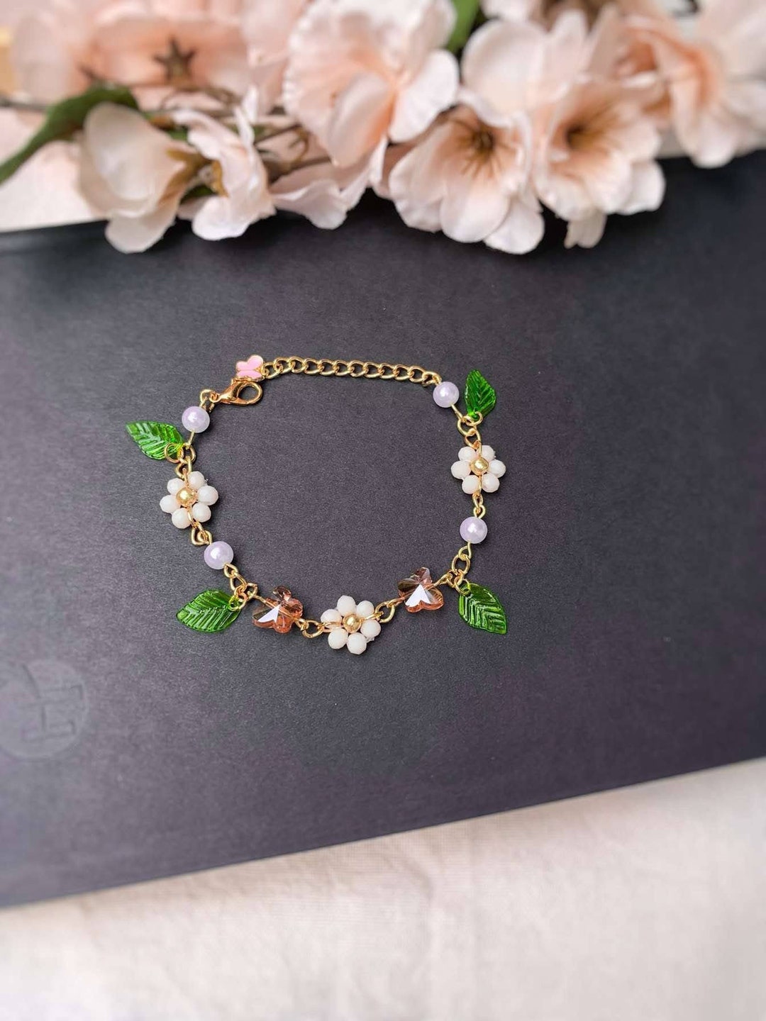 Butterfly Cottagecore Garden Bracelet Whimsical Aesthetic Jewelry ...