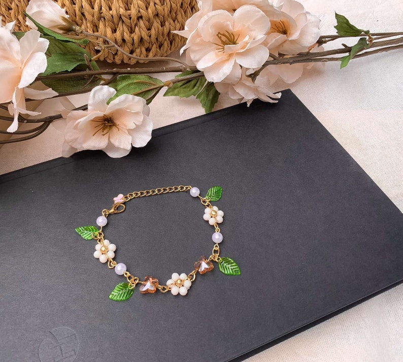 Butterfly Cottagecore Garden Bracelet Whimsical Aesthetic Jewelry ...