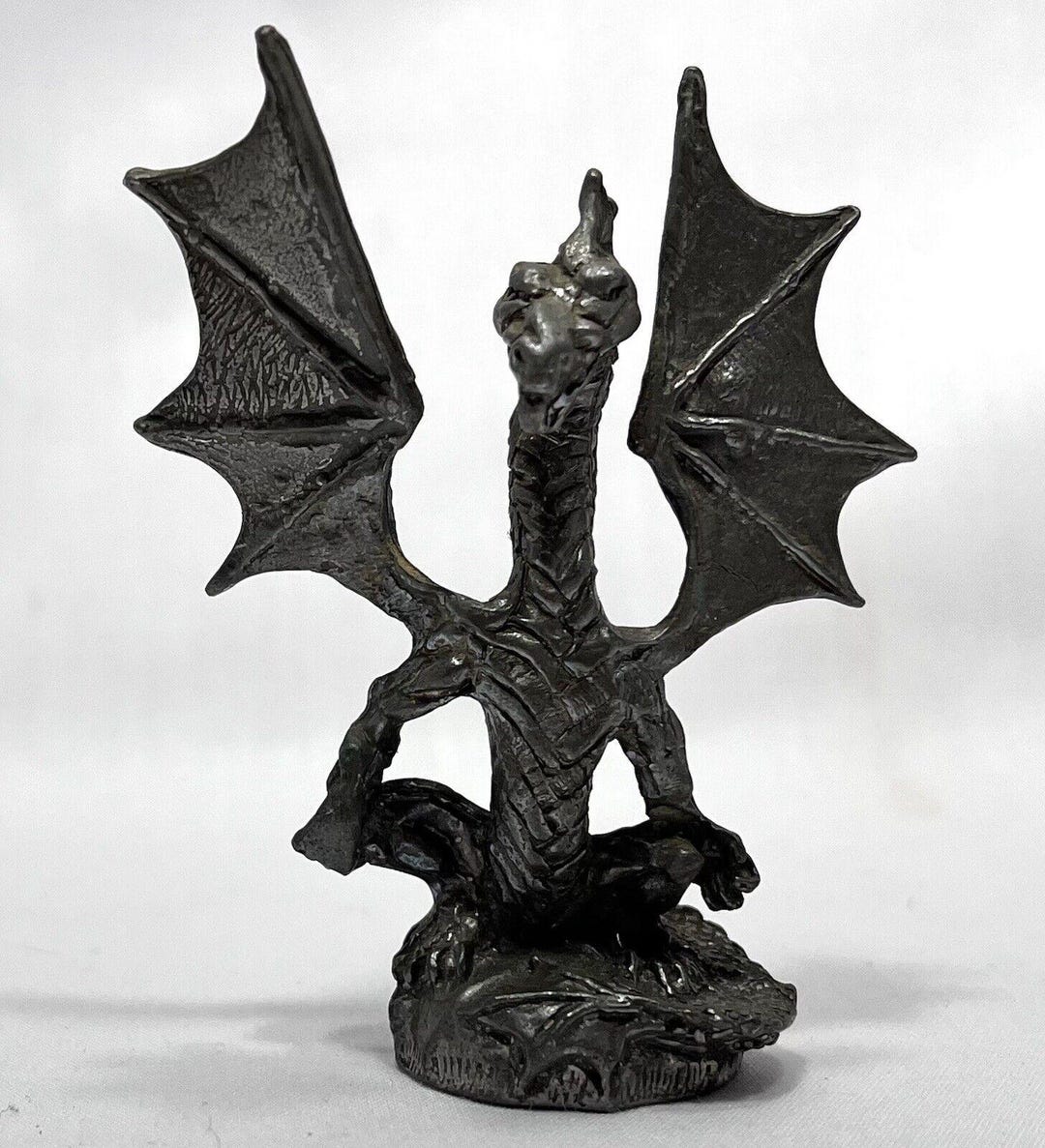 RARE 1980 Pewter Dragon Figurine - Etsy