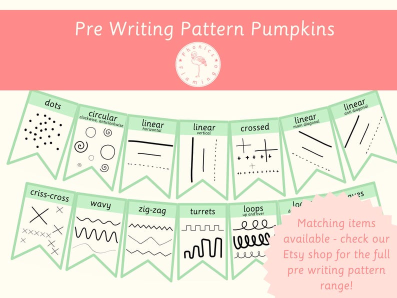 Pre Writing Pattern Pumpkin Activity / Fine Motor, Pencil Control ...