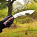 Handmade Tracker Knife Full Tang - 12 Inches Handmade Knife With Sheath ...