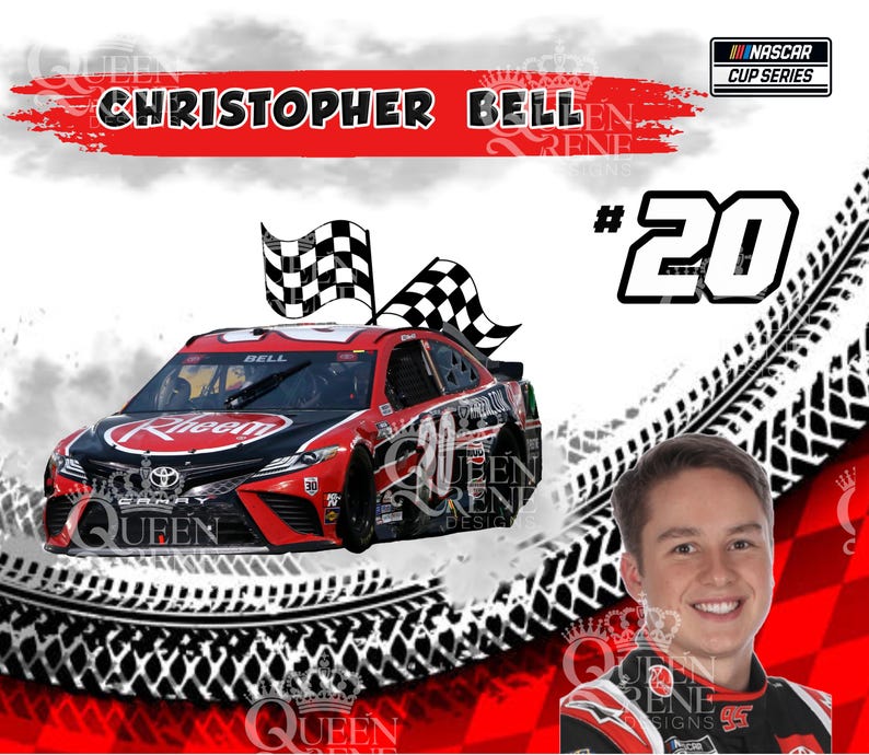 Christopher Bell Nascar Cup Series Digital File for Sublimation on ...