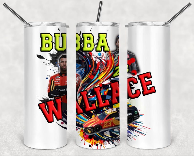 Bubba Wallace Nascar Car Cup Series Digital Design for Sublimation on ...