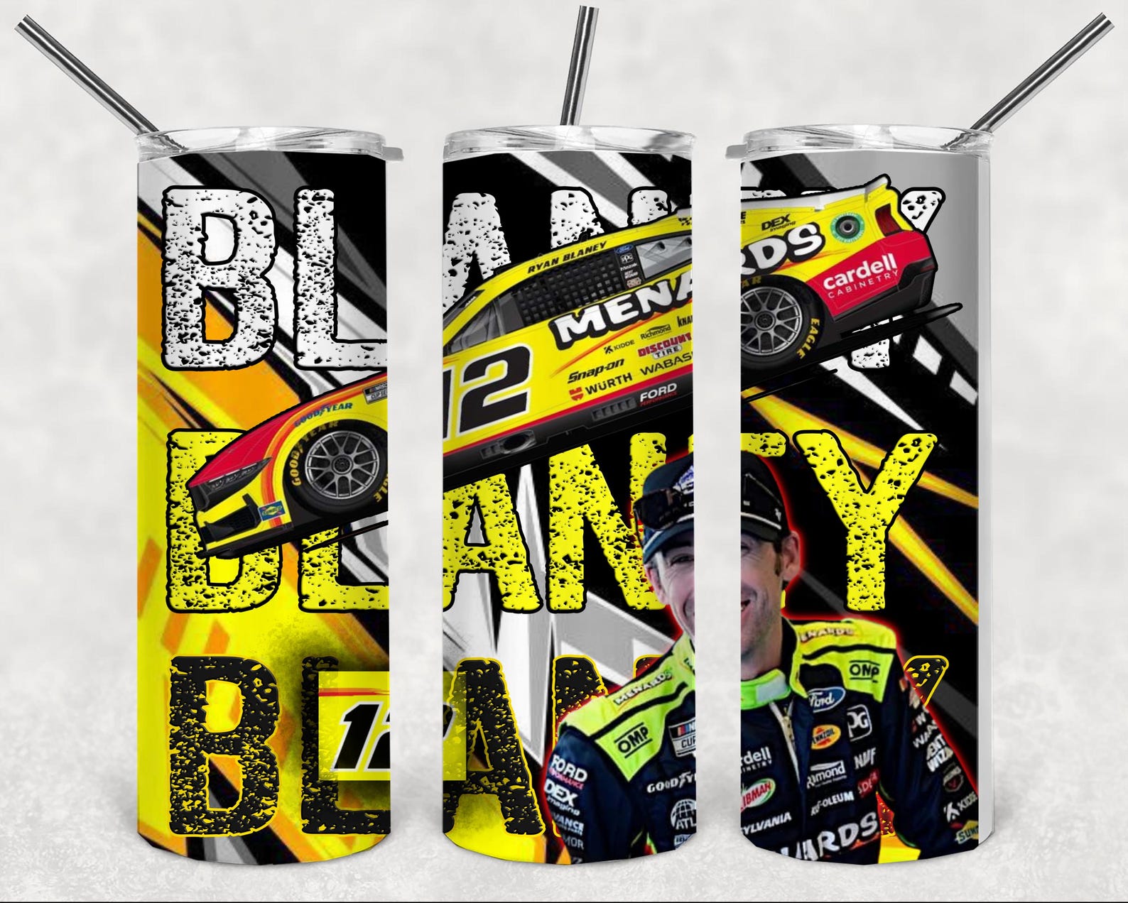 Ryan Blaney Nascar Cup Series Digital File for Sublimation on Tumblers ...