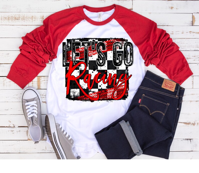 Let's Go Racing Digital Design for Sublimation on Tumblers & More. Png ...