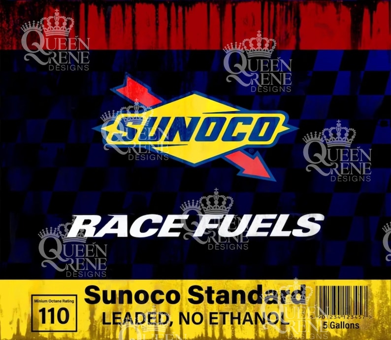 Sunoco Race Fuel Digital File for Sublimation on Tumblers & More. Png ...