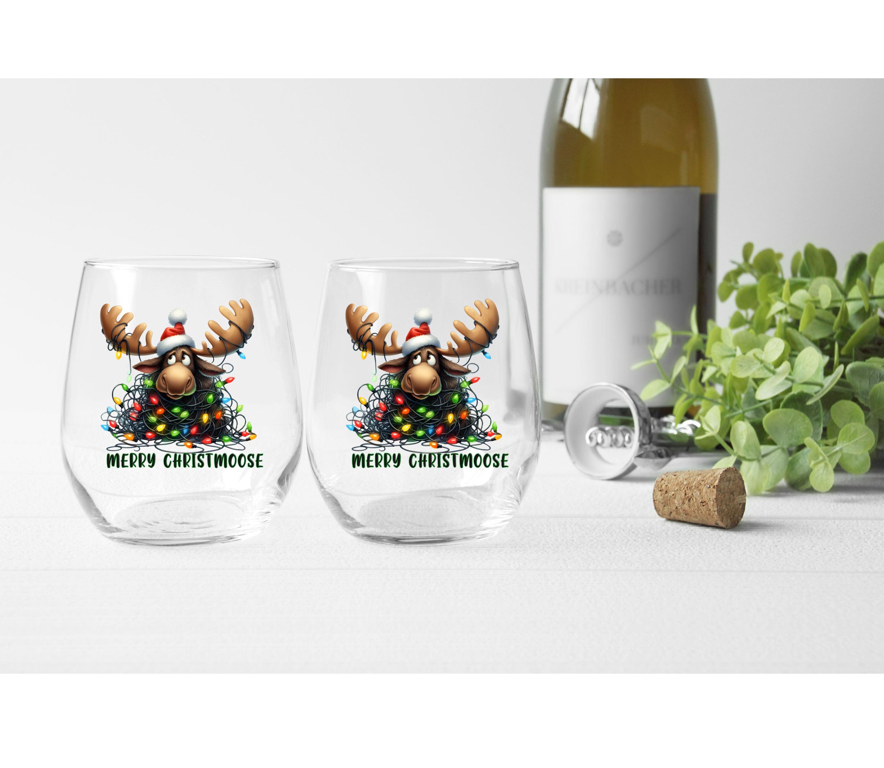 Merry Christmoose Digital Image for Sublimation on Tumblers & More. PNG ...