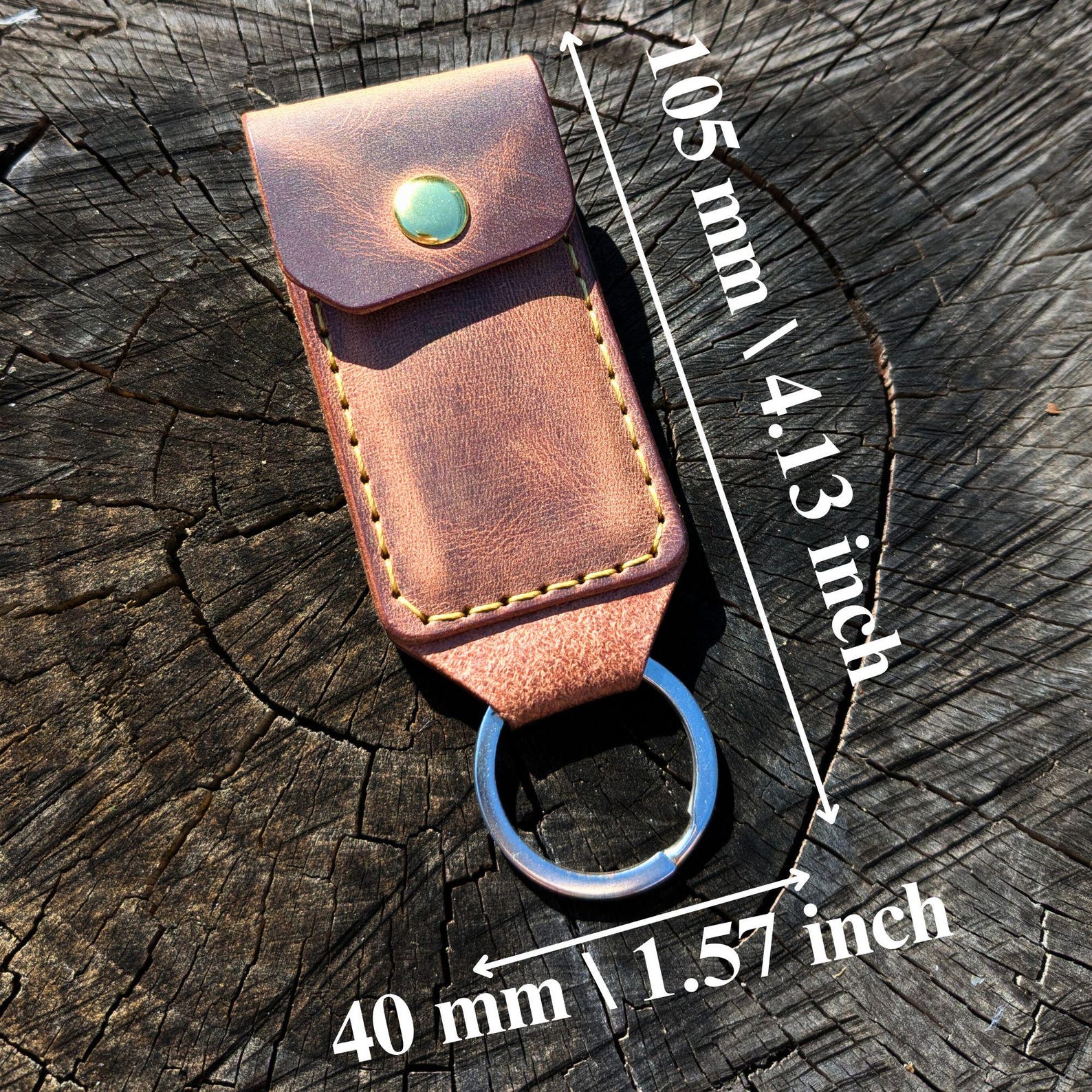 Genuine Leather Toothpick Keychain, Toothpick Case - Etsy