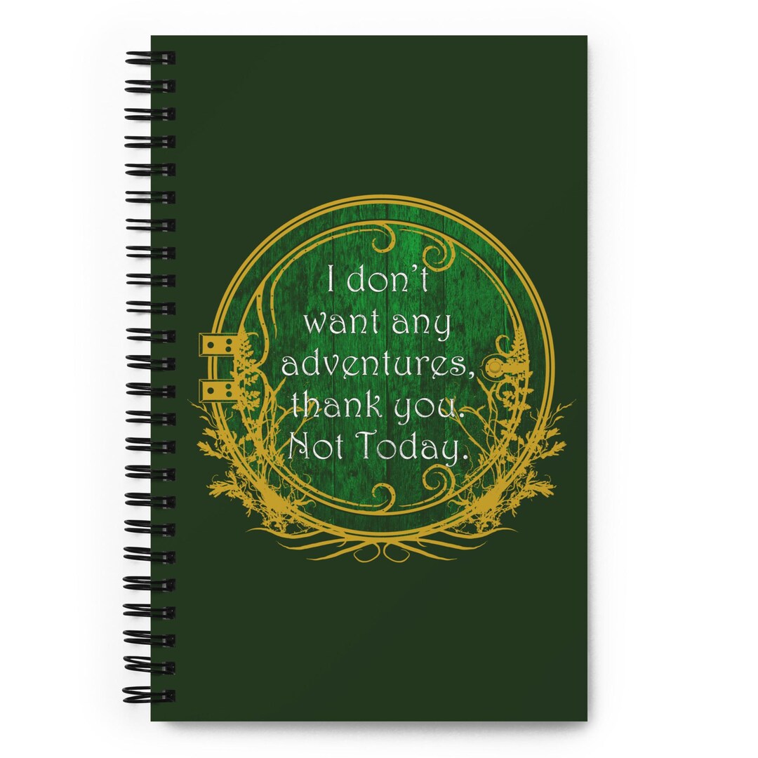 Hobbit Spiral Notebook - Etsy