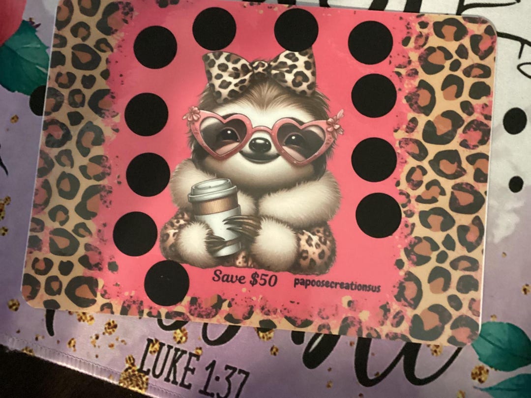 Sloth Scratch off Savings Challenge - Etsy
