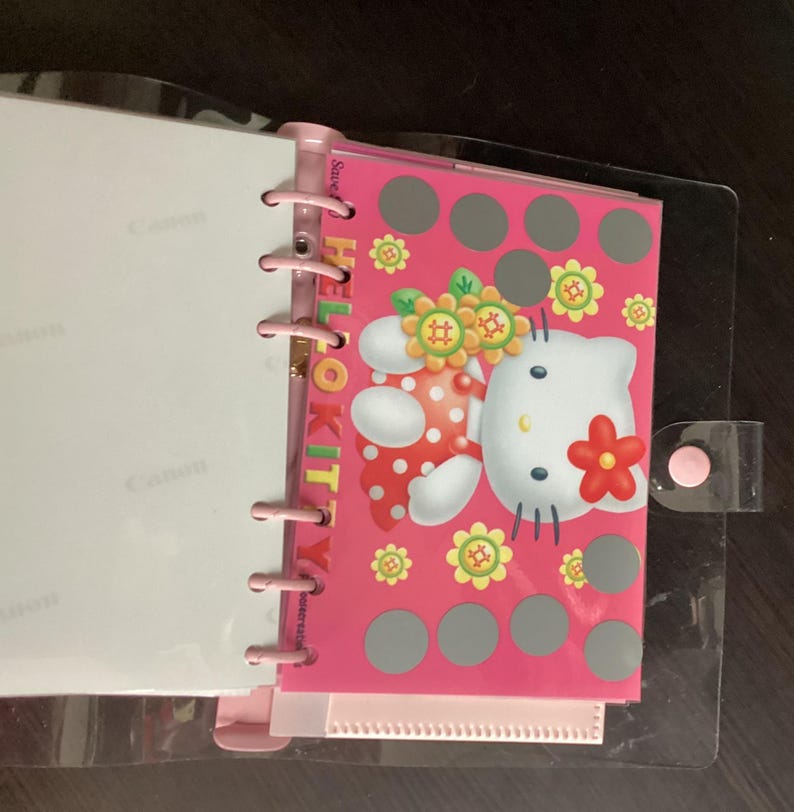 Children's Hello Kitty Savings Challenge Book - Etsy
