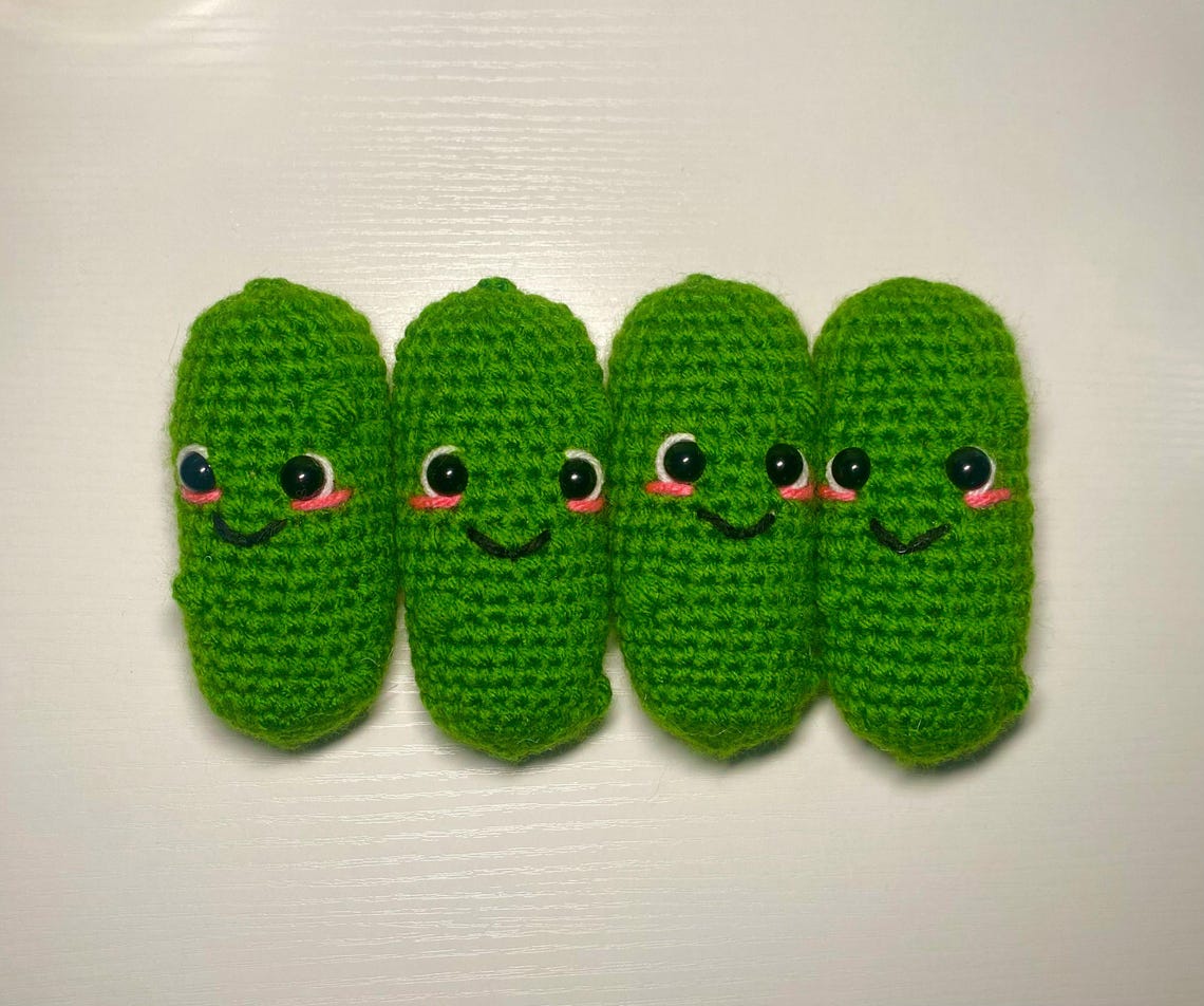 Beginner Friendly Crochet Pickle Pattern Digital PDF File - Etsy