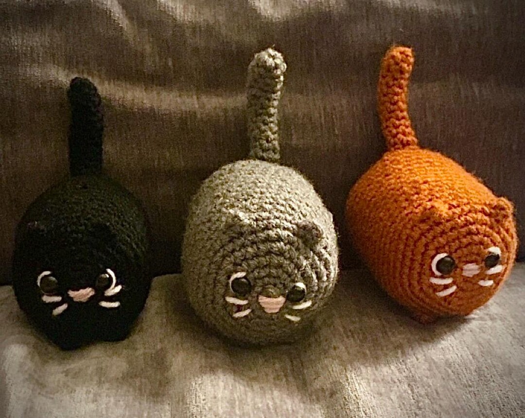 Small Crochet Amigurumi Loaf Cat - Etsy