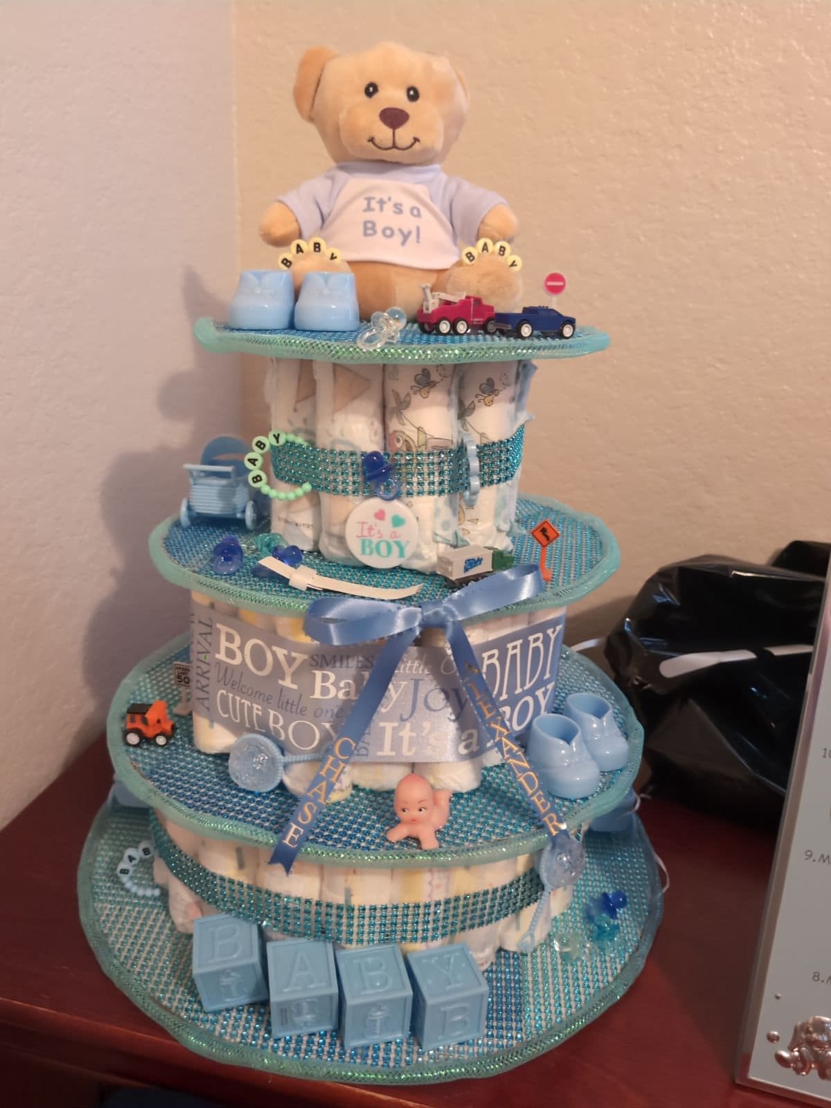 Baby Boy Diaper Cake - Etsy