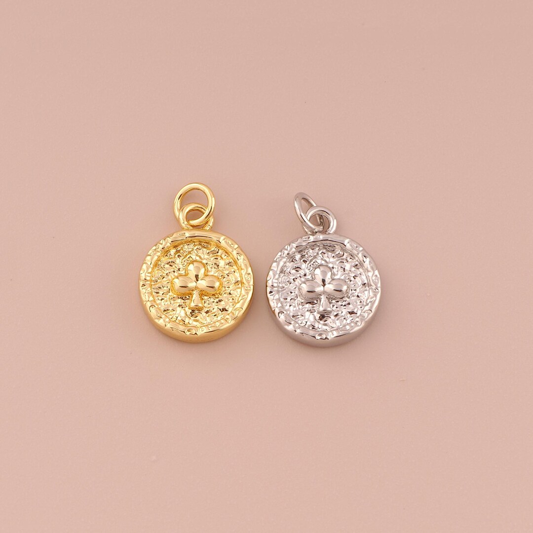 Gold Flower Charm,18k Gold Filled Flower Pendants,flower Charms for DIY ...